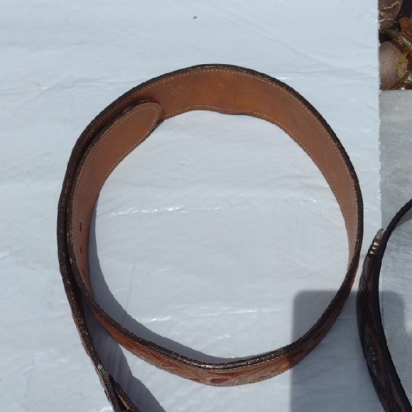 Justin Boots | Accessories | Justin Brown Leather Belt Size32 | Poshmark